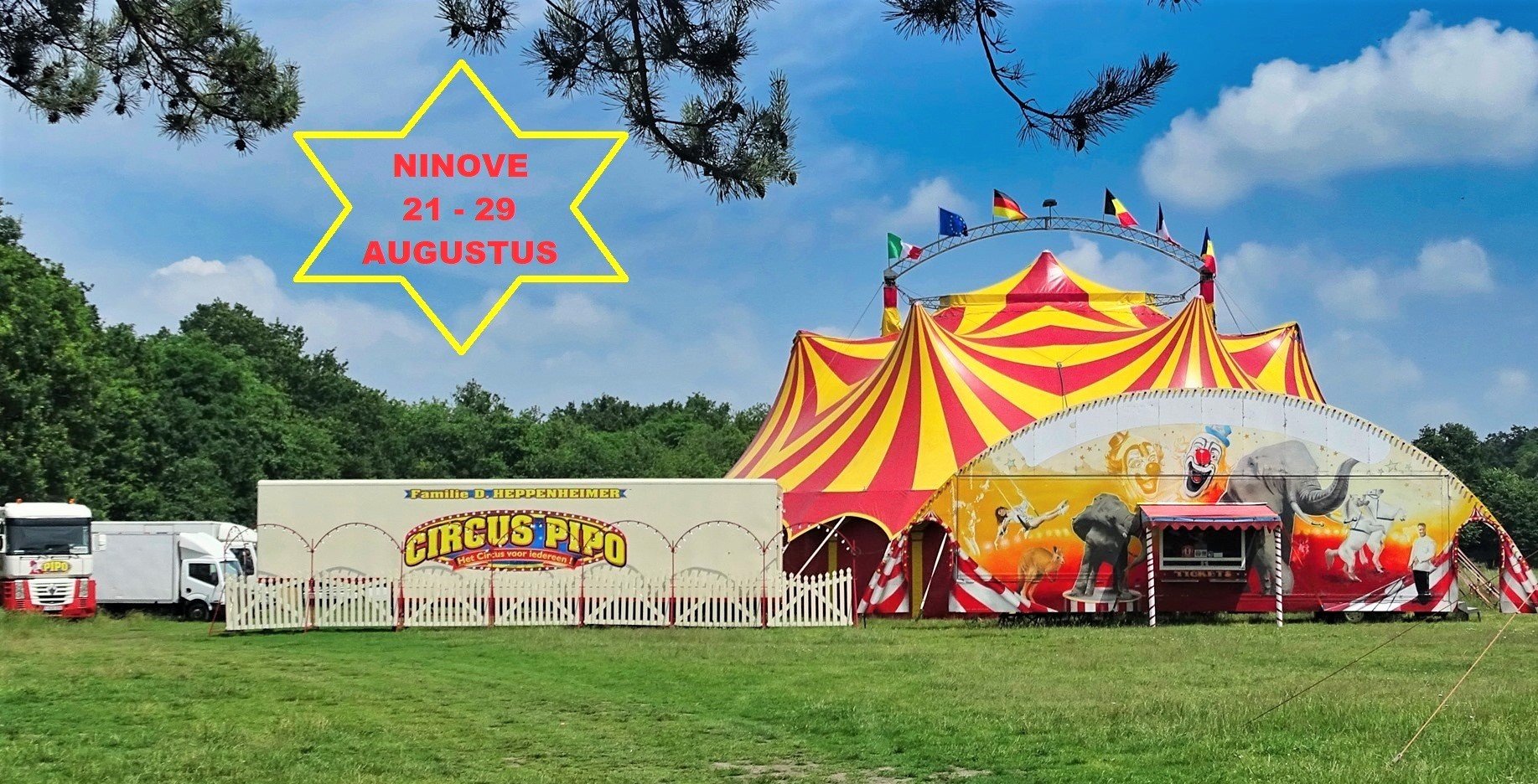 Circus Pipo slaat zijn tenten op in Ninove