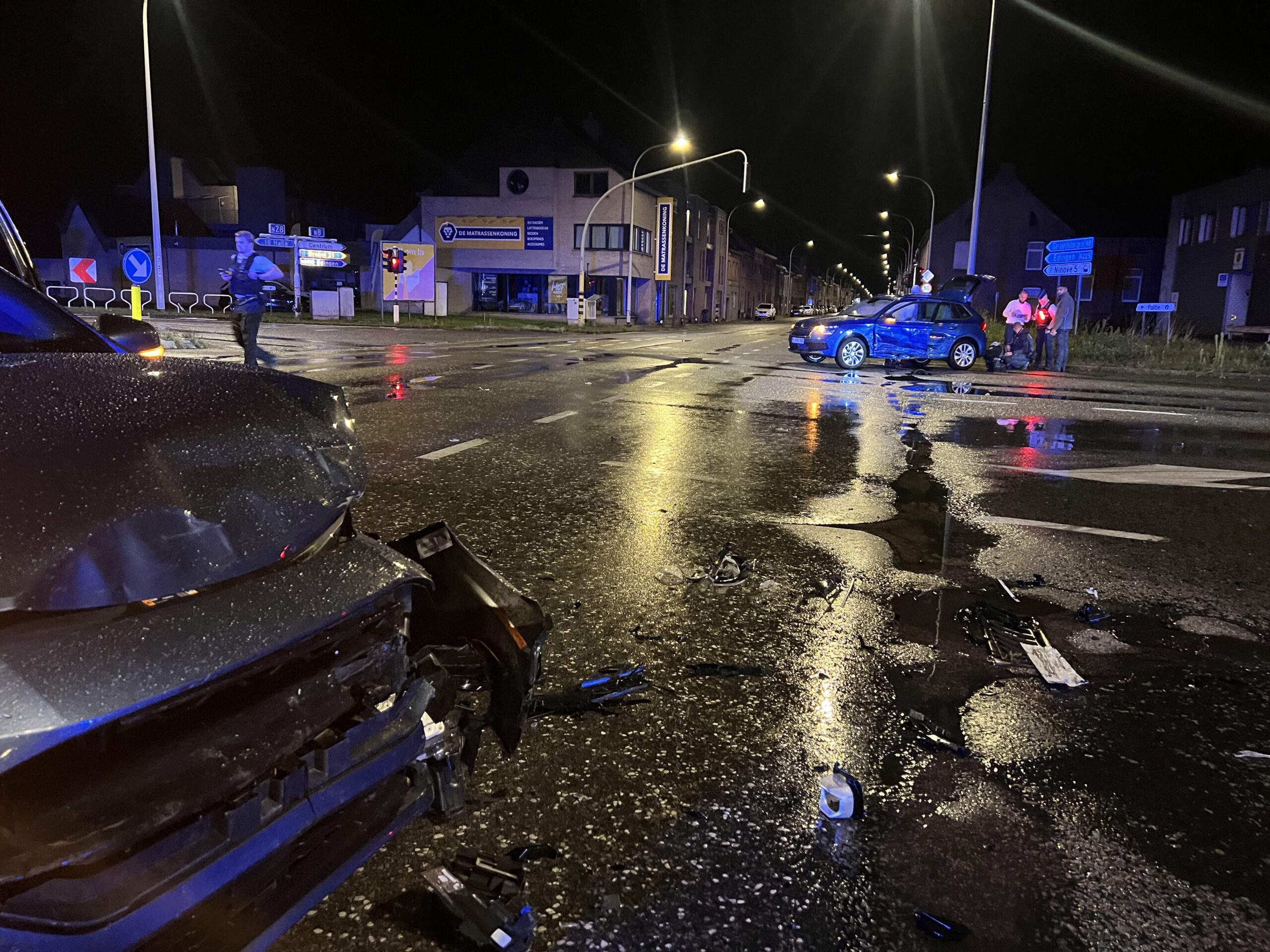 Vijf gewonden bij botsing op kruispunt Tramstatie